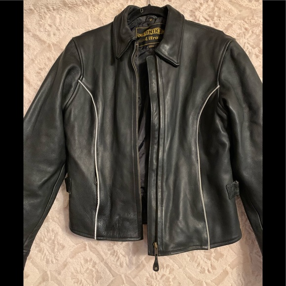 Unik | Jackets & Coats | Leather Motorcycle Jacket | Poshmark